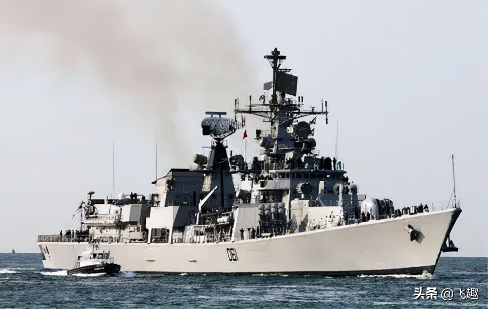 India's strongest "shield" ship entered service, with double hangars ...