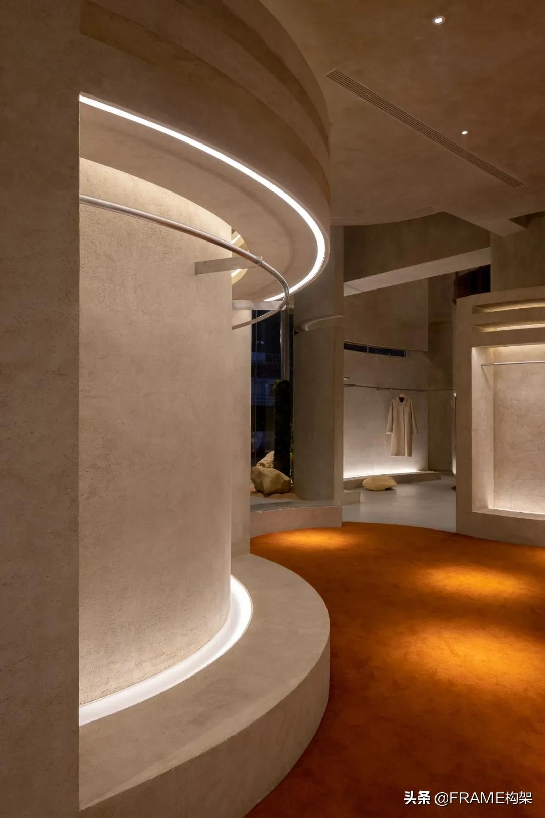 The retro-futuristic buyer shop AUDREY, the space design expresses the ...