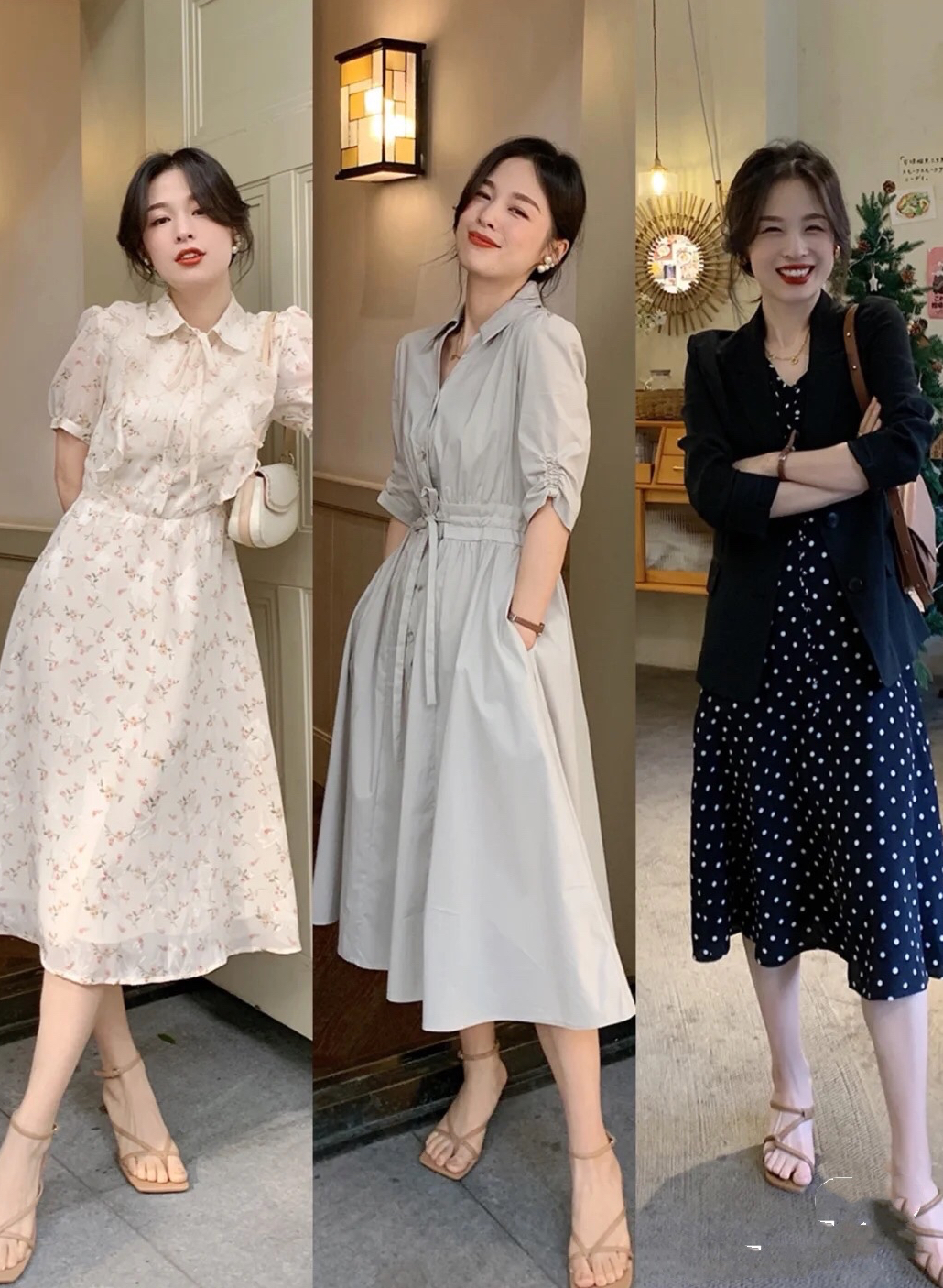 She is only 158cm tall, but she has become a model to wear. Look at her ...