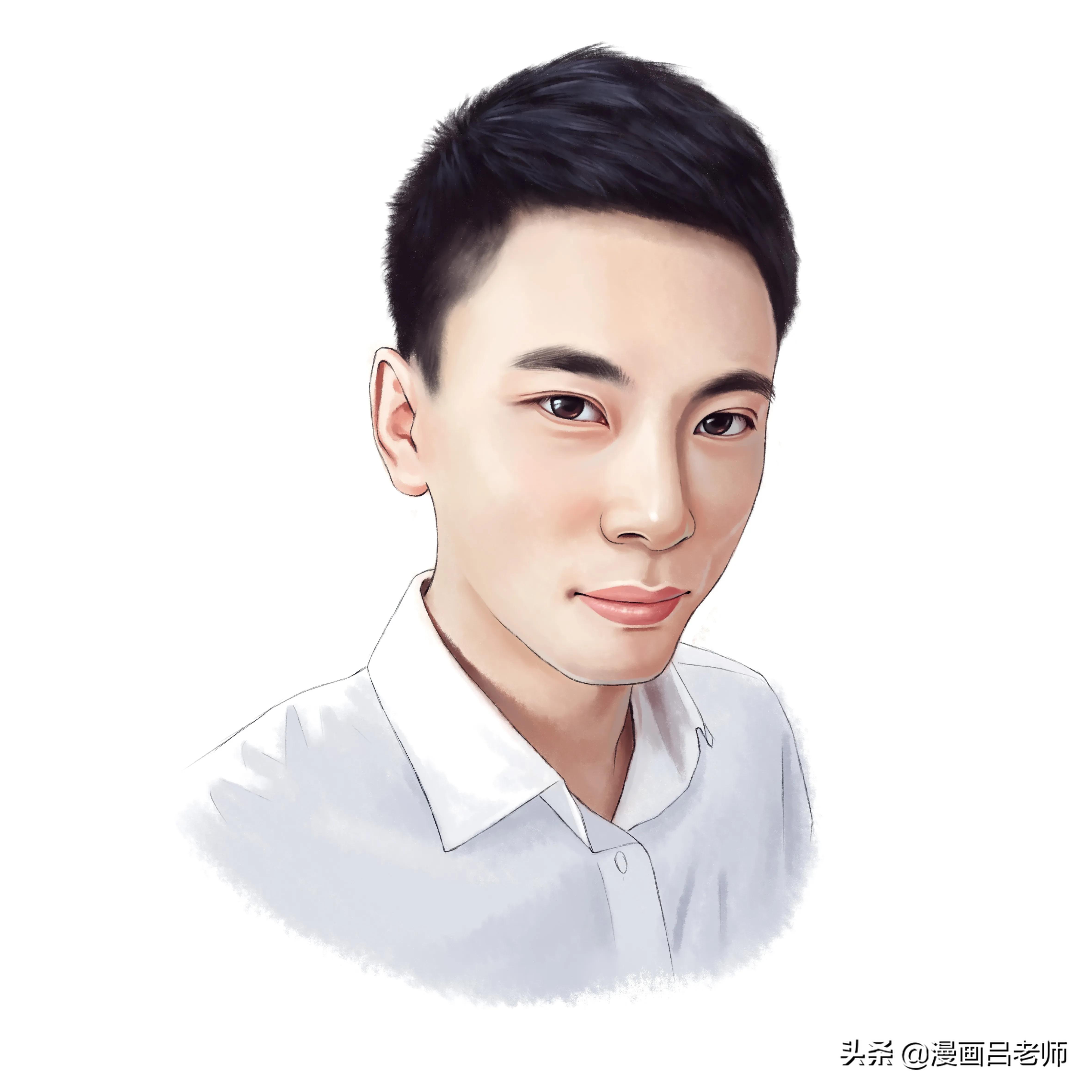 Change your WeChat avatar. The hand-painted realistic avatar has high ...