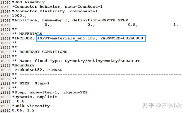 Introduction to Abaqus inp file encryption method - iNEWS