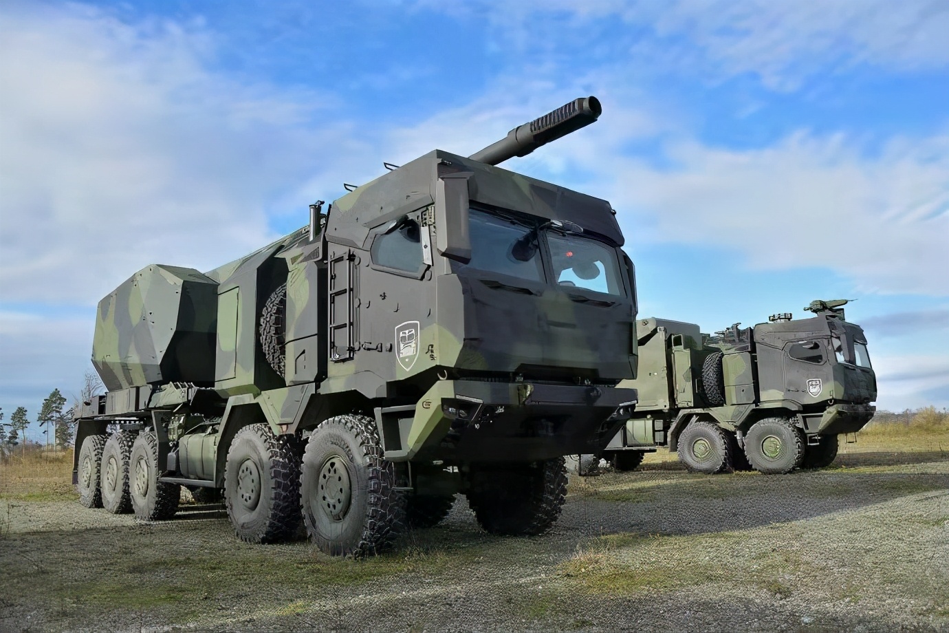 Germany released a new truck gun, equipped with an unmanned turret, can ...