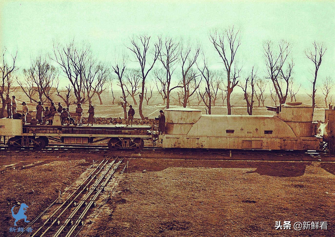 The previous battle of Chinese armored trains-the largest number of ...