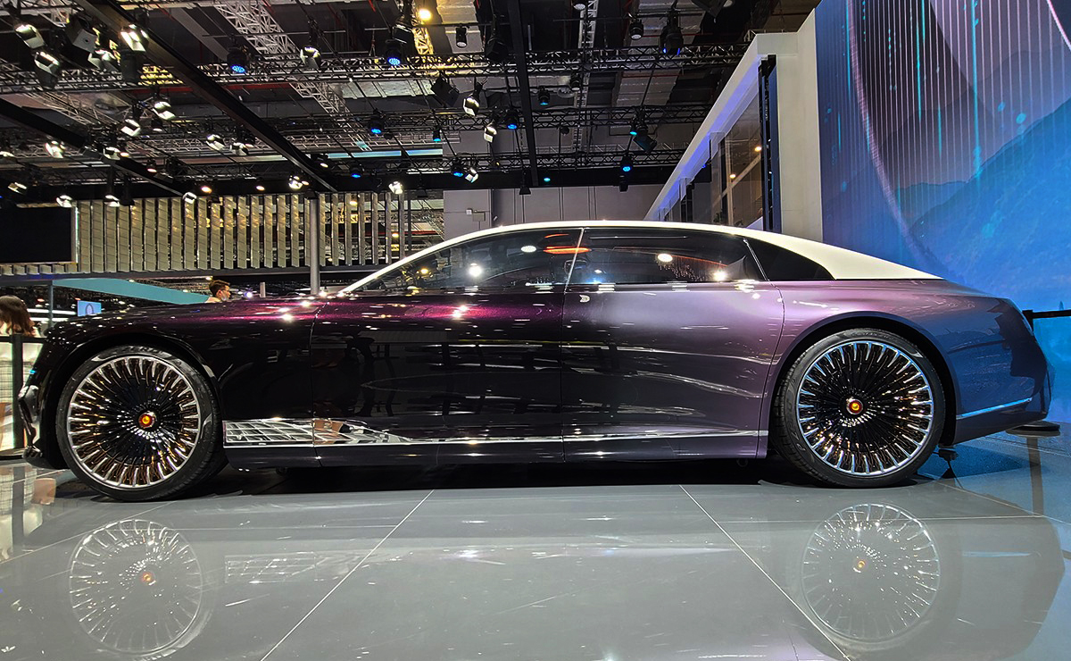 Hongqi L series luxury concept car unveiled, looks very domineering, 1 ...
