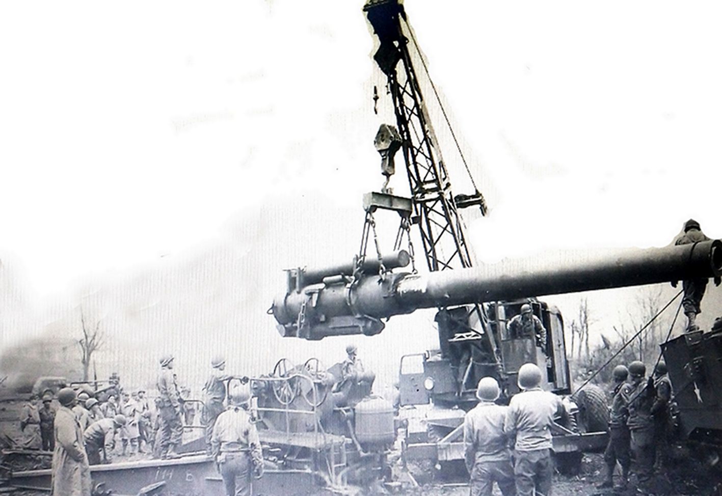 M1 240mm howitzer of American artillery in World War II - iNEWS