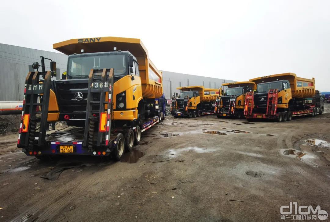 The first batch is in place!Sany SKT105S delivered to customers in batches - iNEWS
