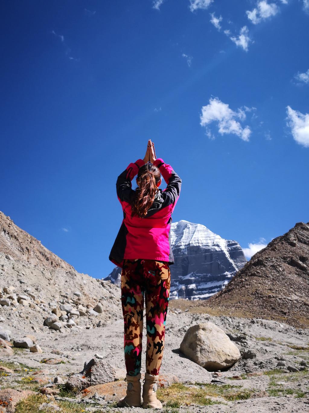 Mount Kailash, surrounded by four beasts, is there really a giant ...