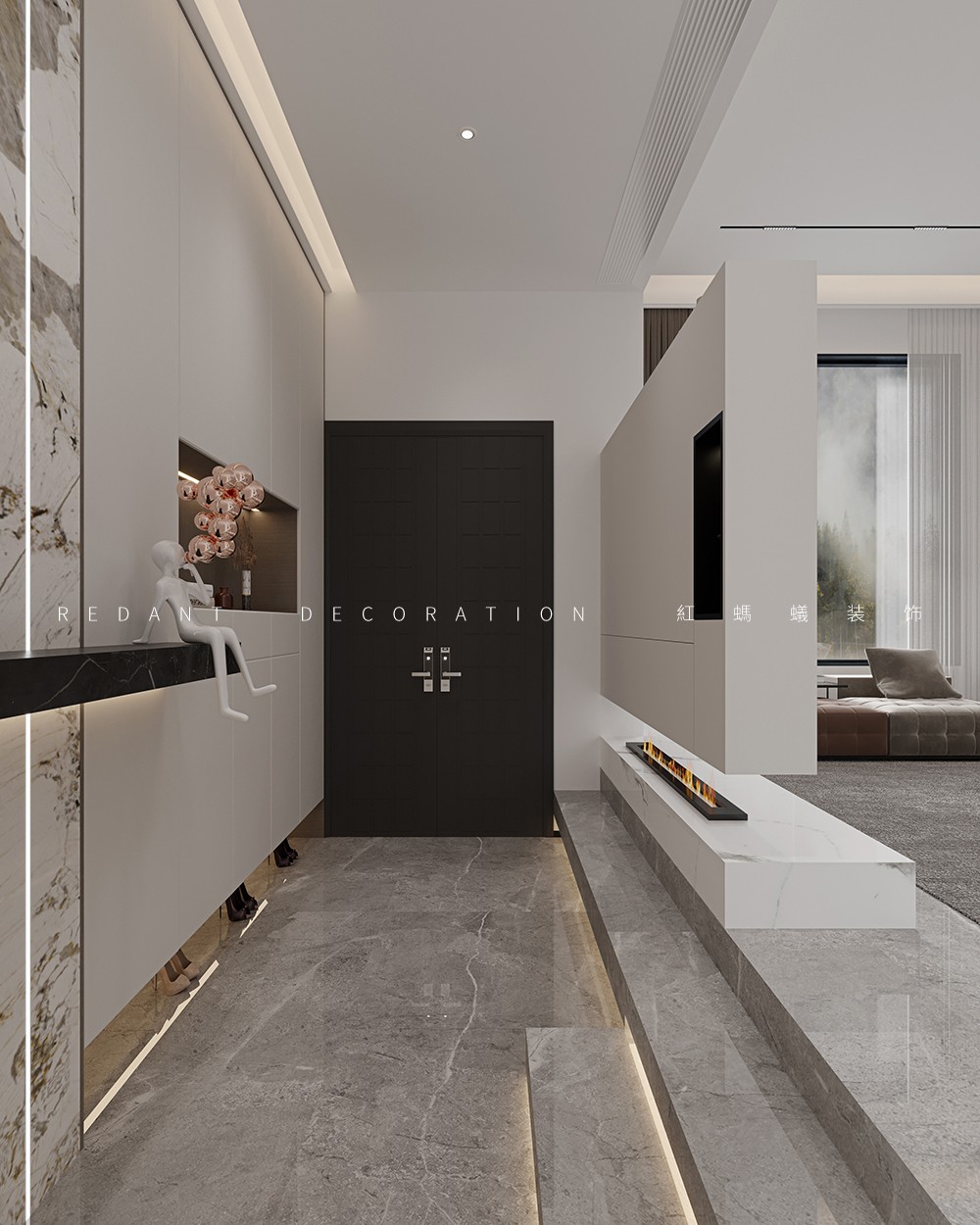 300㎡ modern style decoration case - iNEWS