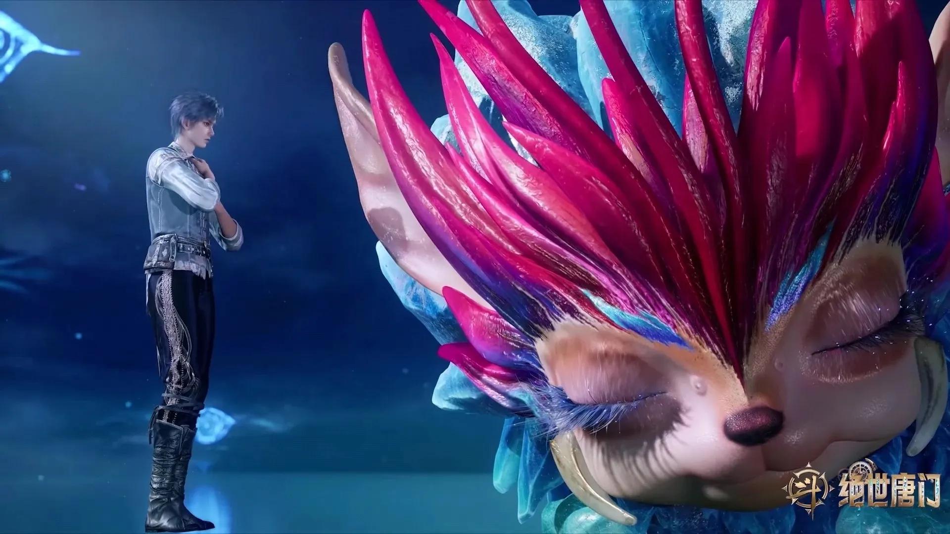 Douluo: The million-year-old soul beast Tianmeng Iceworm debuts, Huo ...