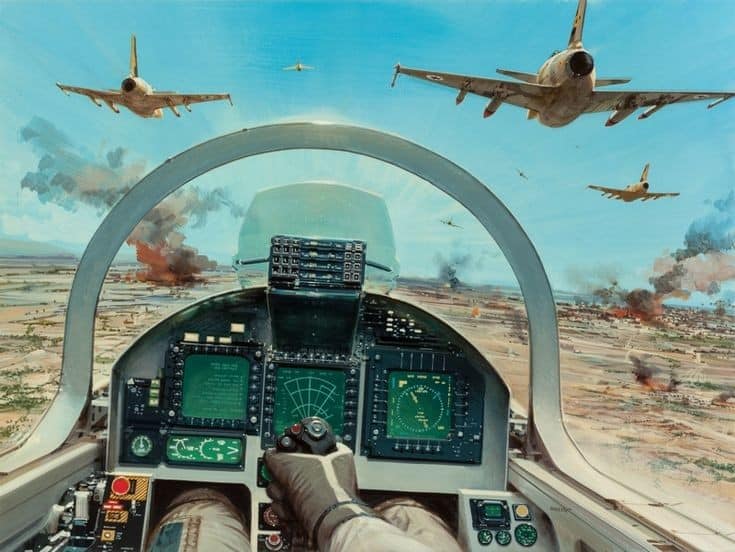 First view of fighter cockpit - iNEWS