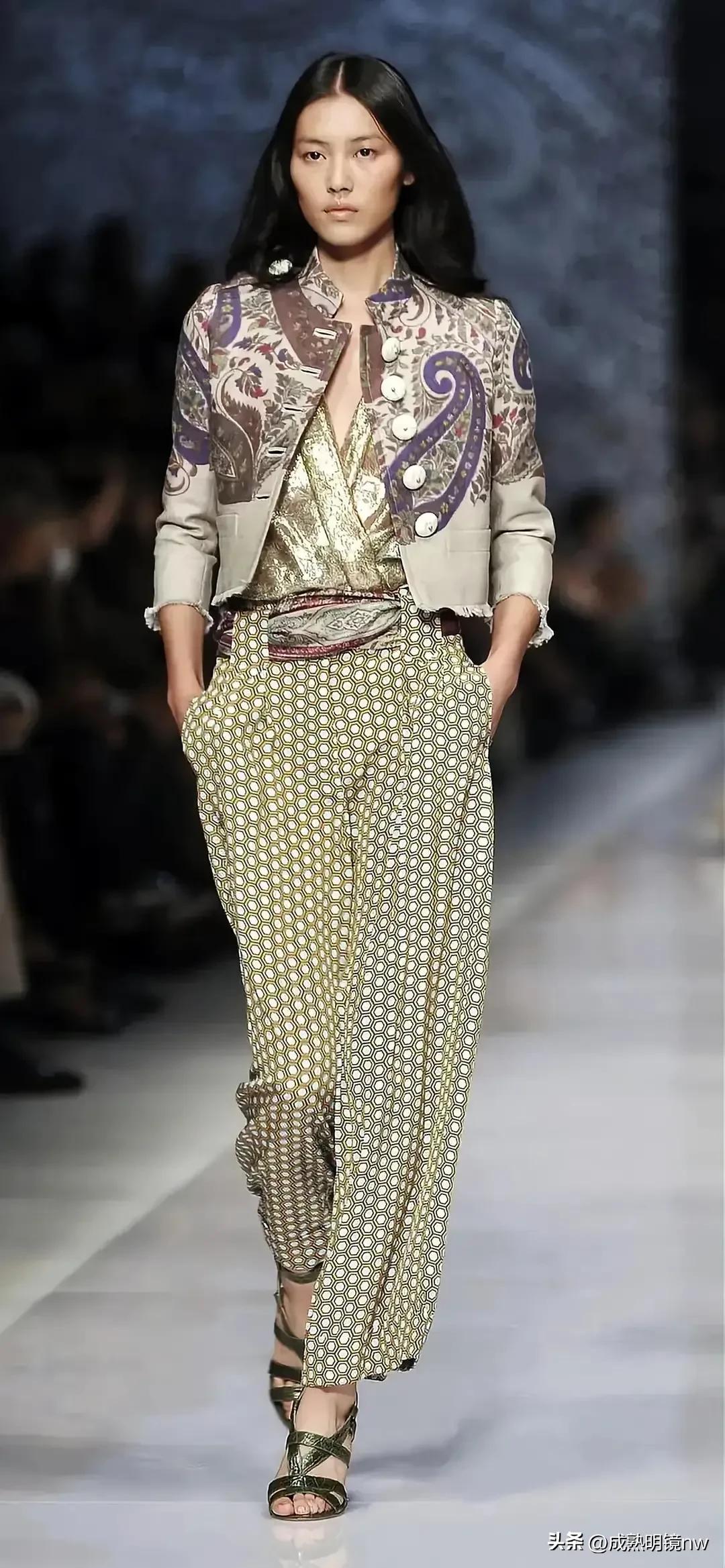 The supermodel Liu Wen who has gone to the world, her charming figure ...