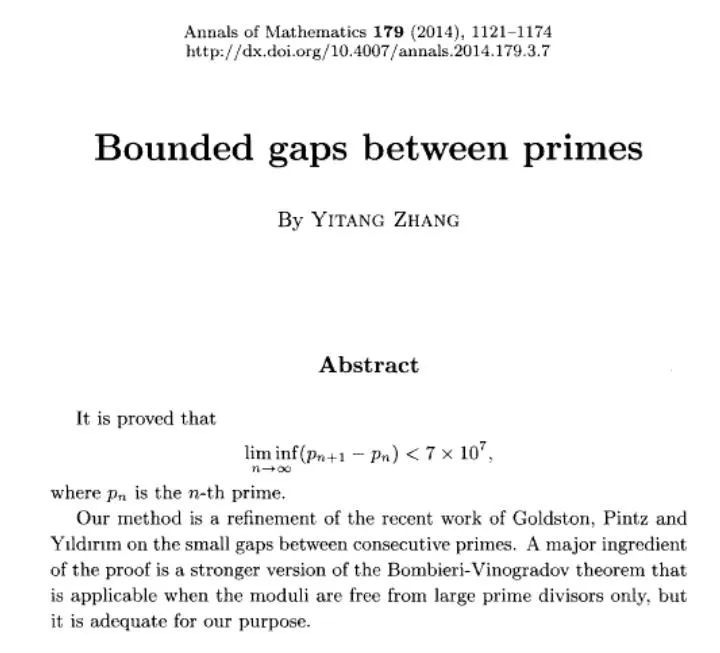 Surprise the math world!Chinese professor Zhang Yitang claims to have ...