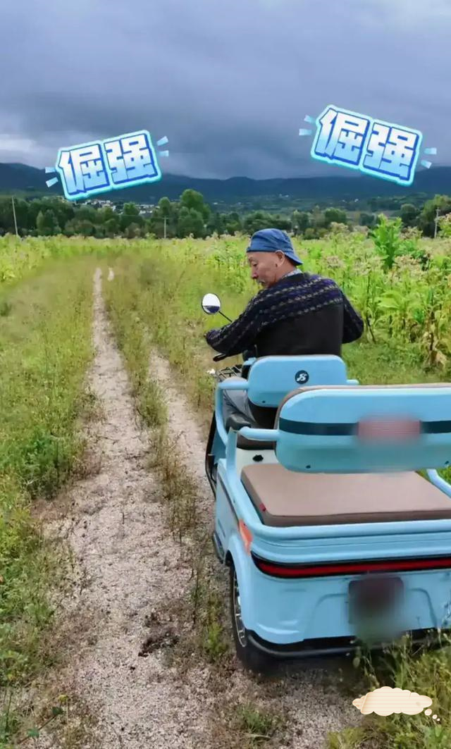70-year-old Chen Peisi walks with crutches like an old man, but he is ...