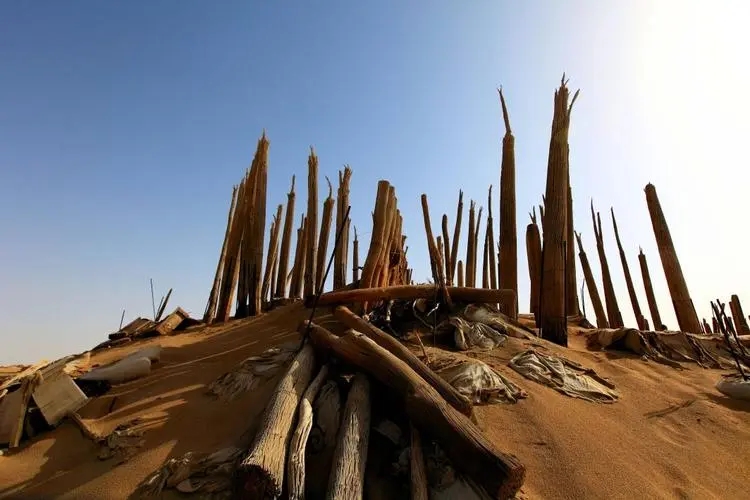 In 2003, a 4,000-year-old female corpse was excavated in Lop Nur ...