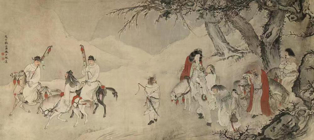 Appreciation of Su Liupeng's Landscape and Figure Paintings - iNEWS