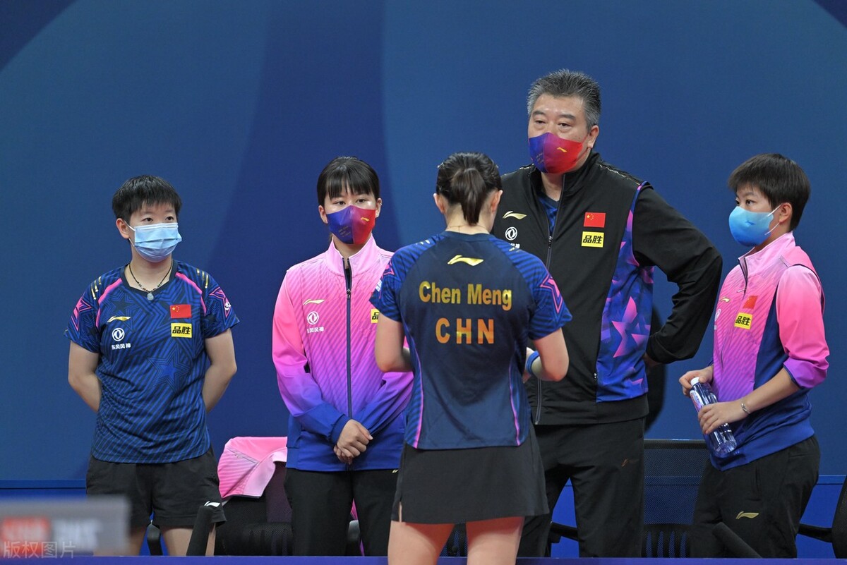 After Sun Yingsha and Chen Meng retired from the competition, Li Sun ...
