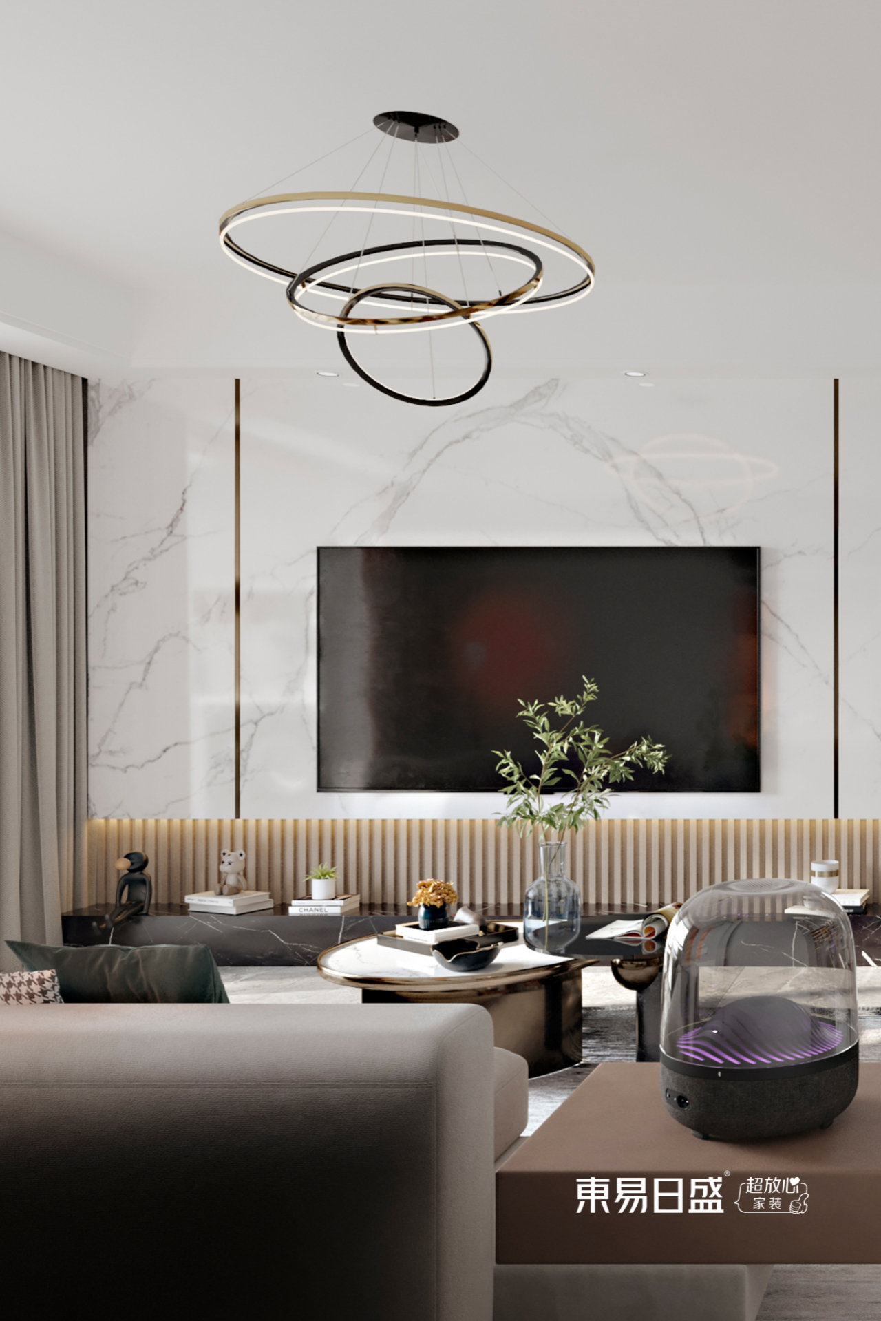 110 square meters Galaxy International modern and simple style, small ...