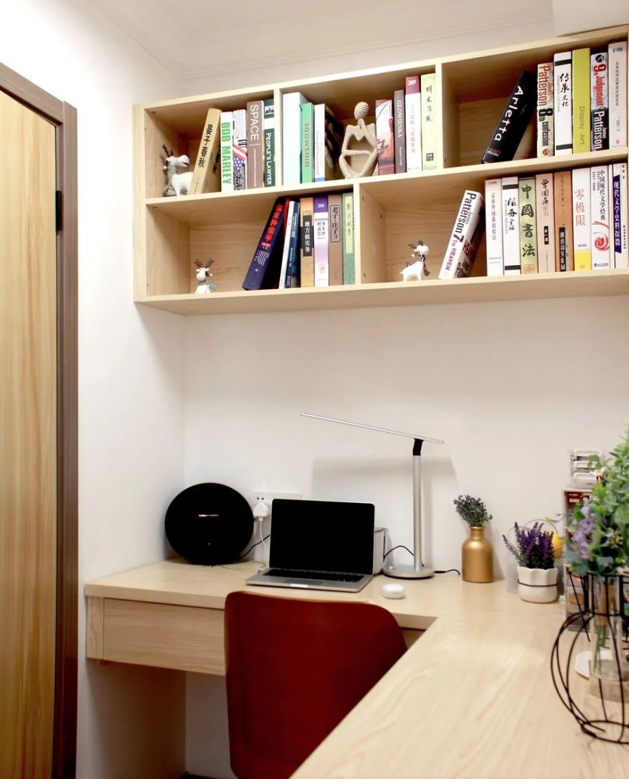 58㎡ small apartment, transparent dining room, independent study room ...