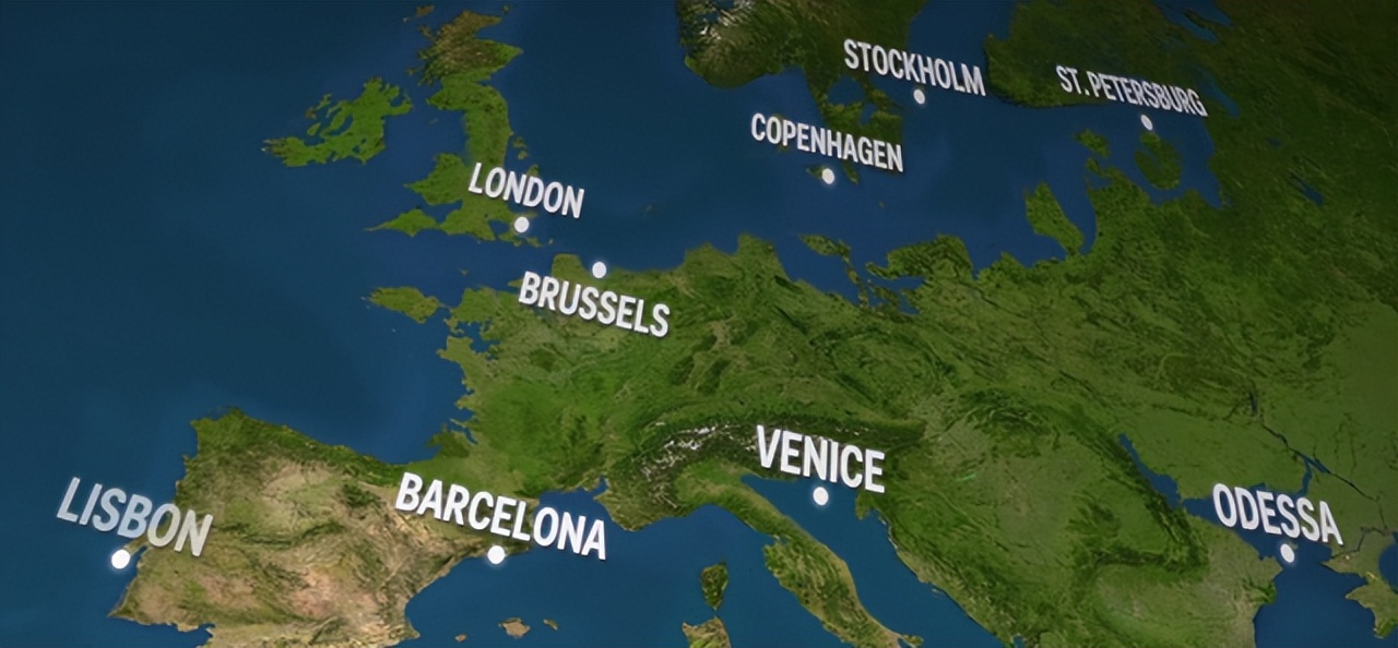 What if all the ice on Earth melted?A map of the world after sea level ...