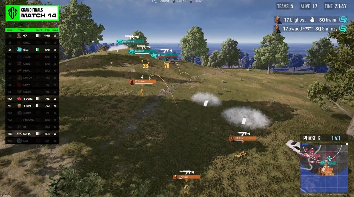 PlayerUnknown's Battlegrounds PGS1 final: 17 successfully won the championship! Tianba rushed to ...