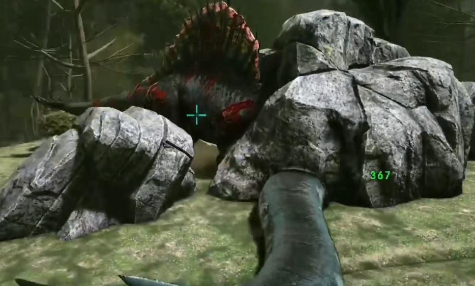 "Ark Survival Evolved" 8 monster lizards and a Tyrannosaurus rex, the ...