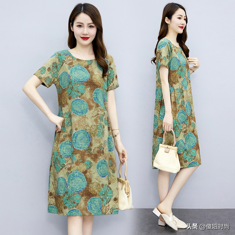 Fashion waist slim dress, slim fit, elegant and lazy style - iMedia