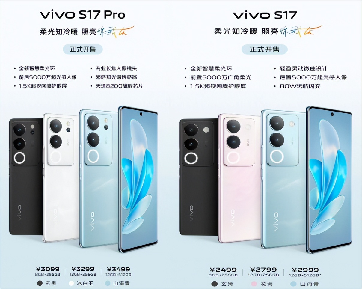 Come and compare, the vivo S17 series accepts the challenge of night ...
