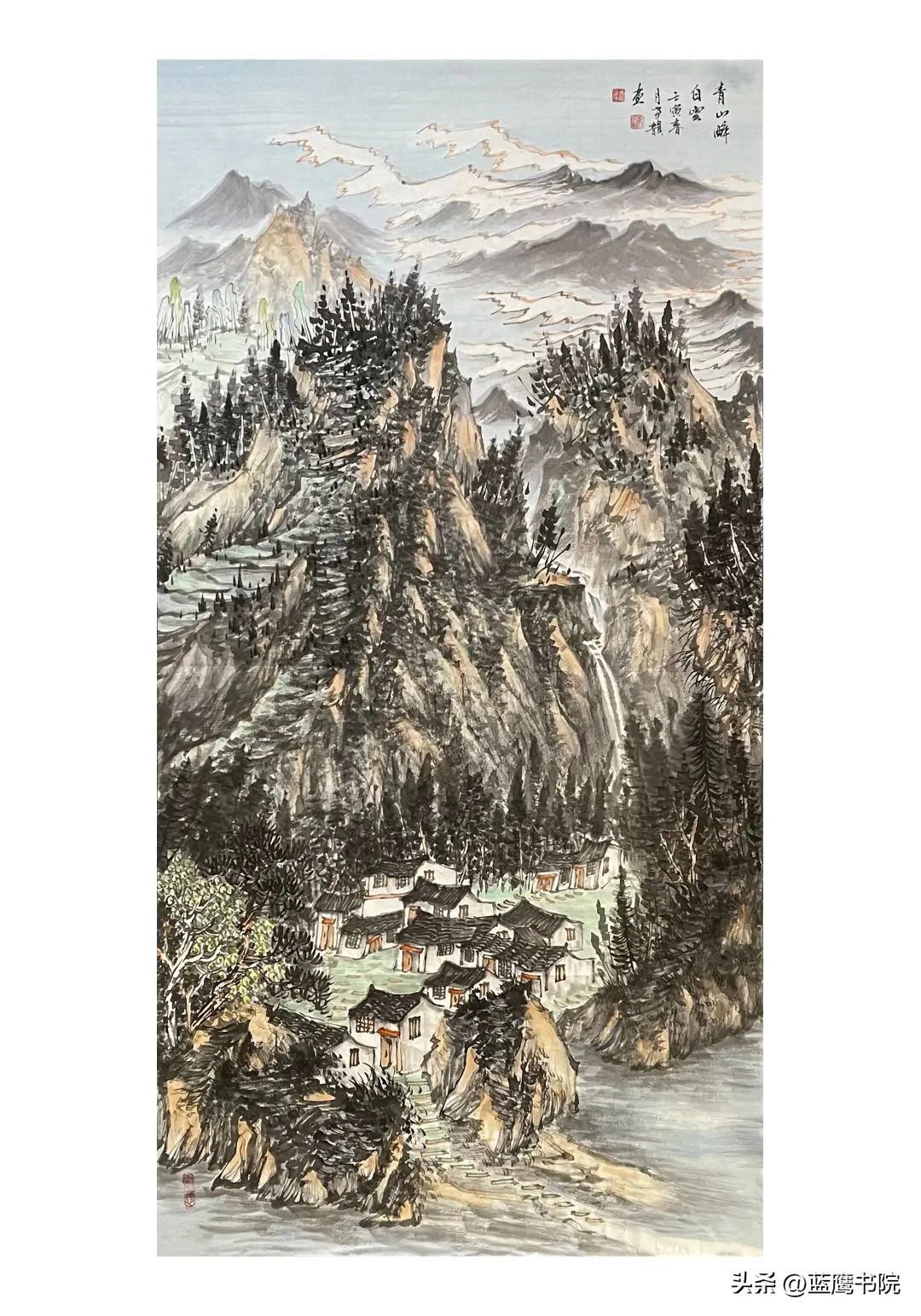 Painter Jin Xiyun: Danqing paints elegantly, and the mountains are ...