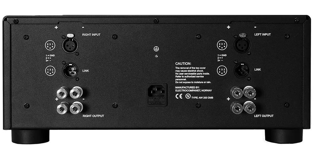 KW output into 1 ohm load Electrocompaniet AW250 R post-amplifier - iMedia