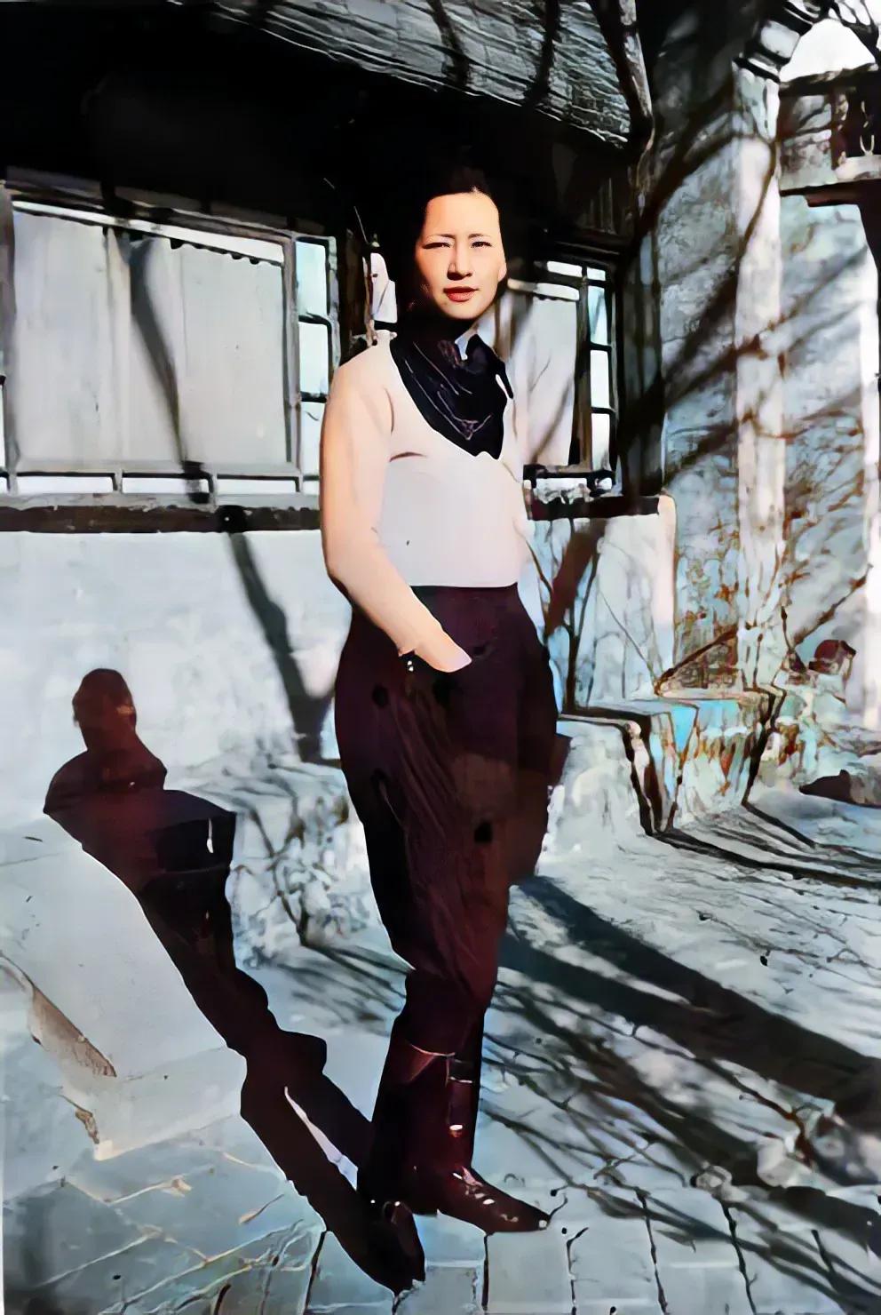 Beautiful color photos of Lin Huiyin, a talented girl in the Republic ...