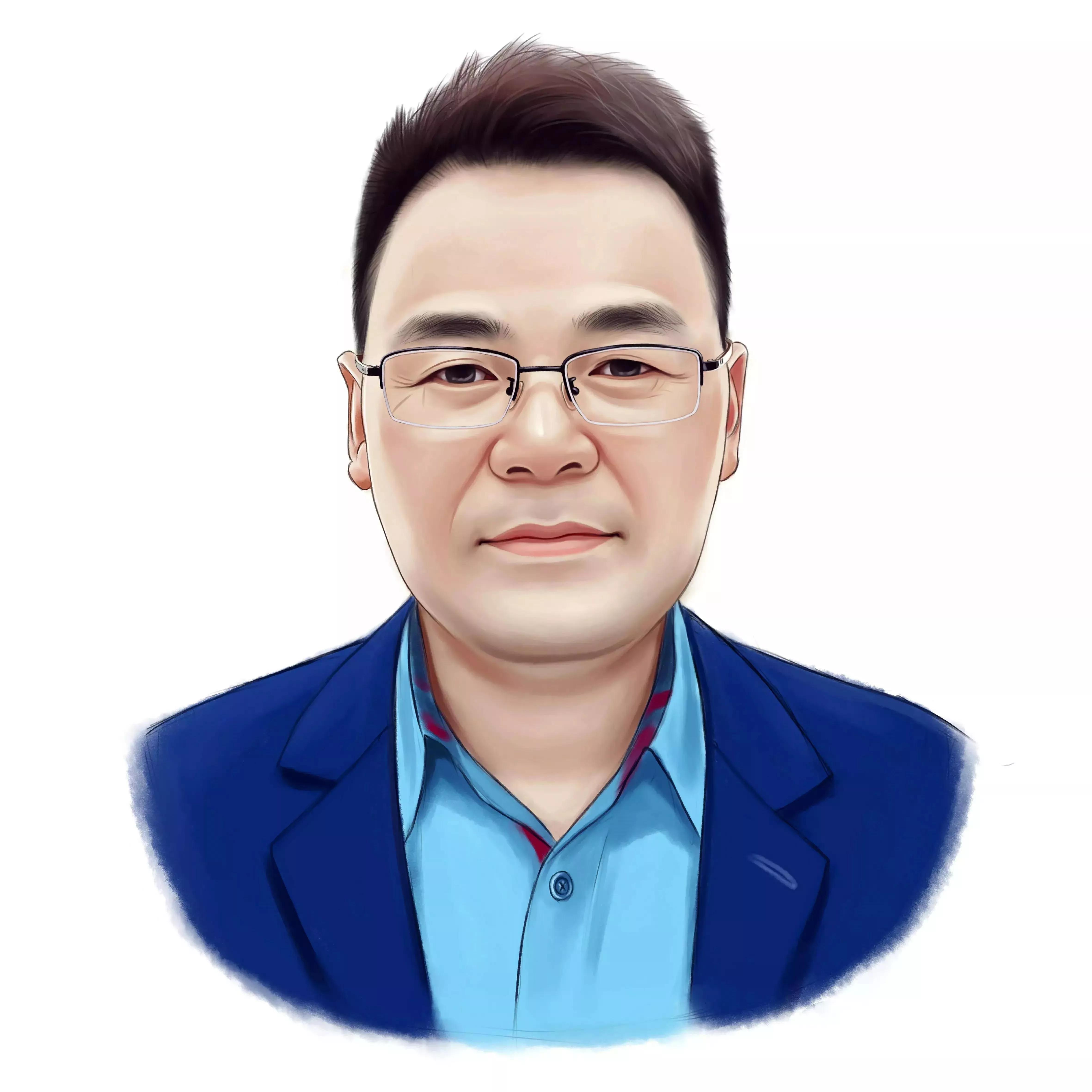 Change your avatar, clean and neat hand-painted avatar for men, enhance ...