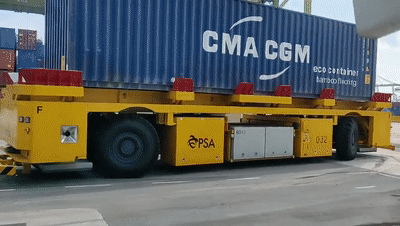 AGV applications in the world's 8 smart ports - iNEWS