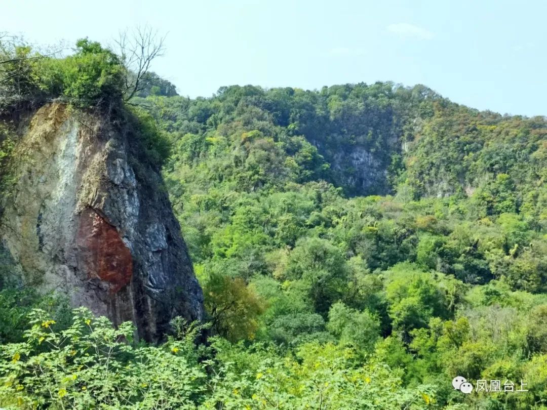 The former quarrying Mufu Mountain was devastated; it was restored to ...