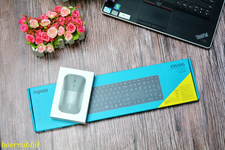 Rapoo E9550G multi-mode wireless blade keyboard + M700 multi-mode ...