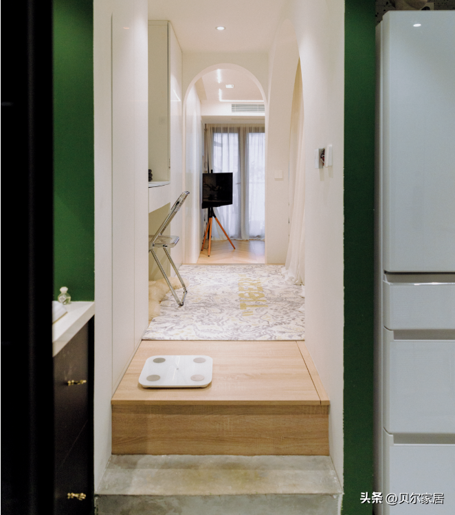 The 37-square-meter apartment was changed to 80 square meters in ...