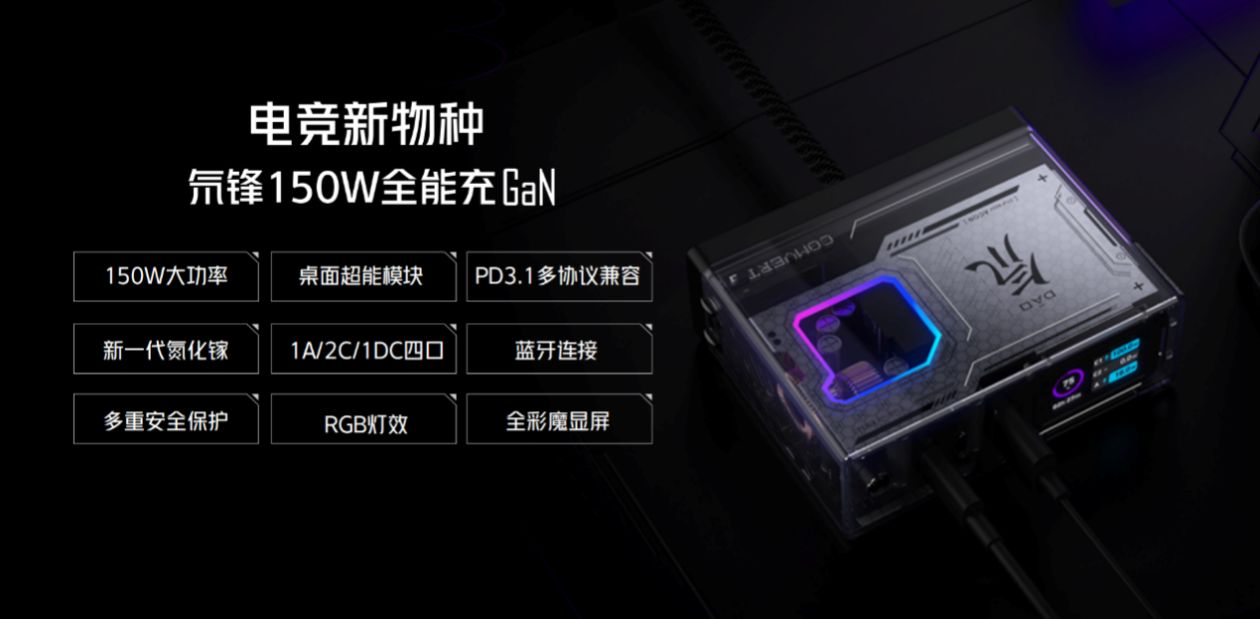 Red Devils Deuterium Front 150W Almighty Charger released: support RGB ...