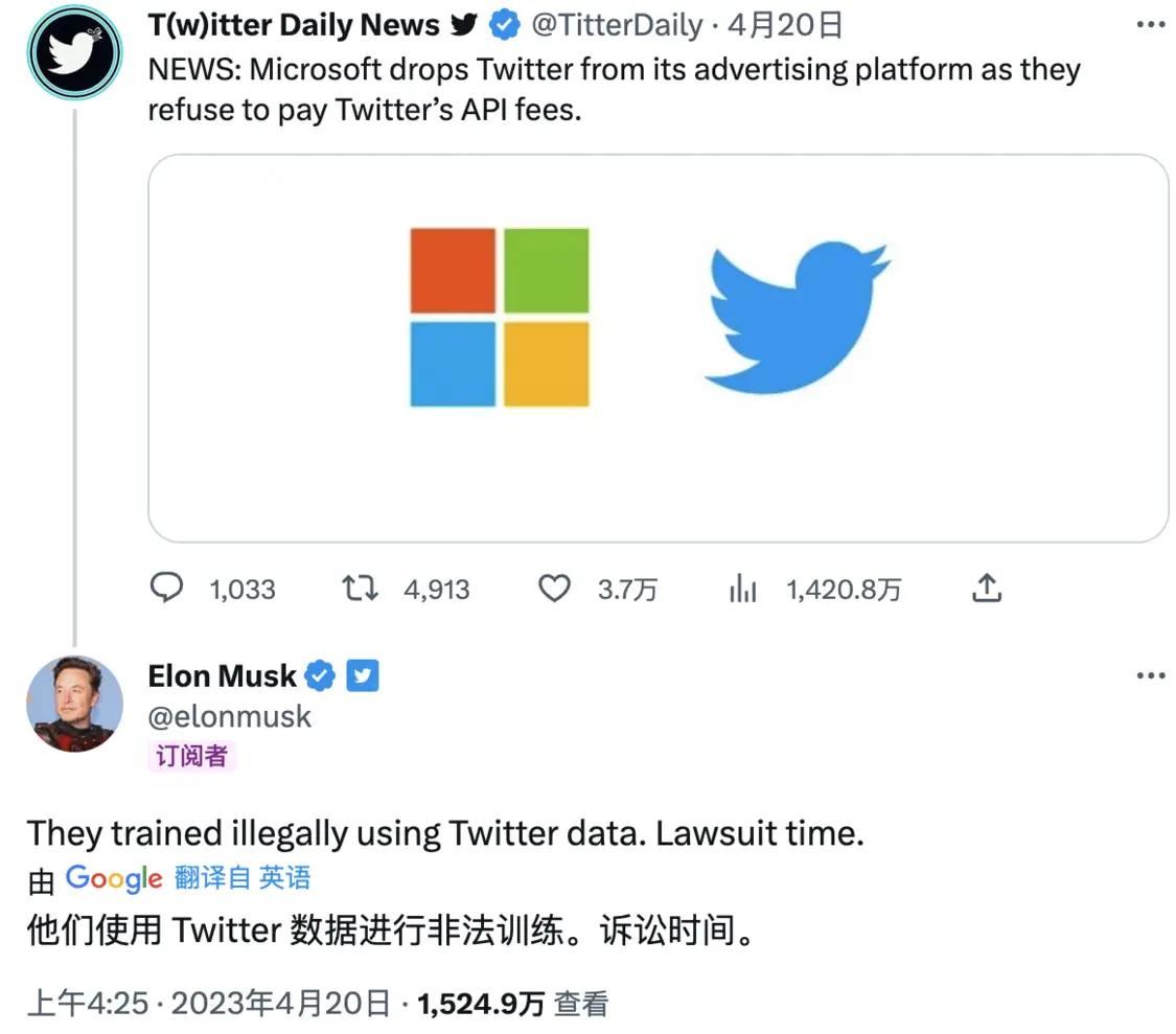 Musk's hands-on tweet at Microsoft accuses Microsoft of violating data ...