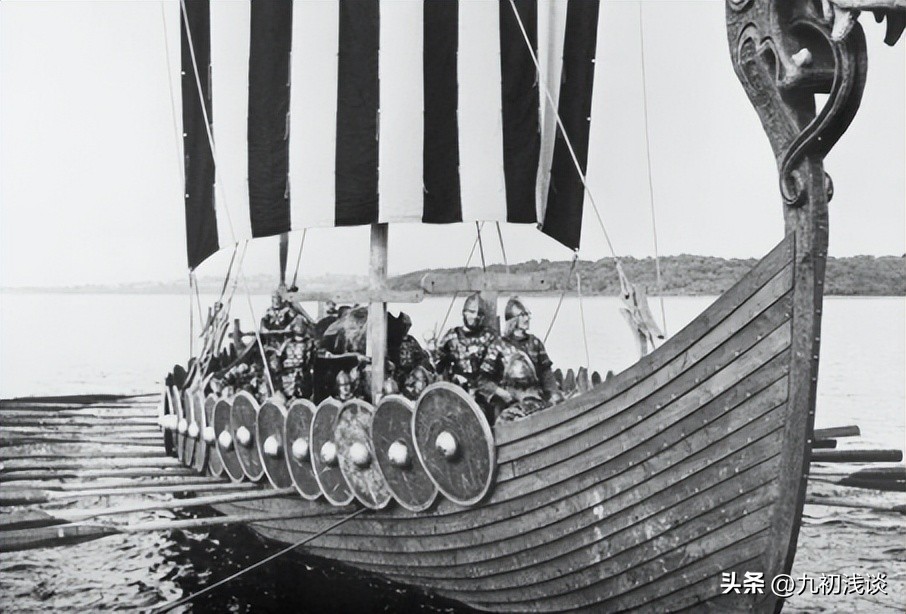 An important period in Norway, the fascinating Viking age, showing the ...