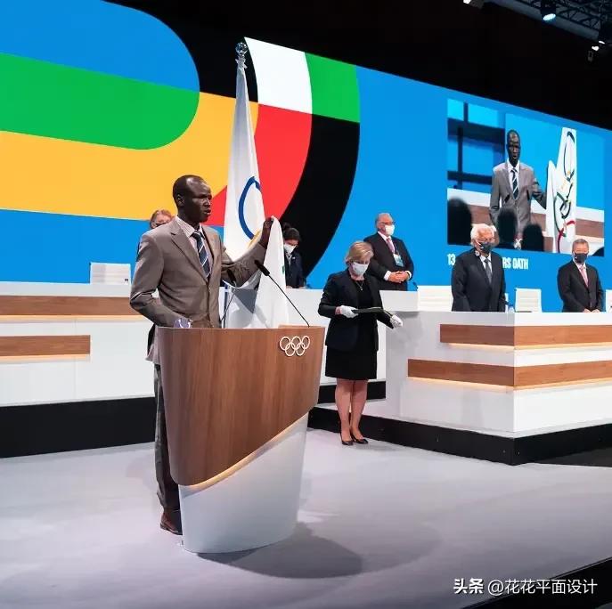 The new brand visual system of the Olympic Games is released, which is ...