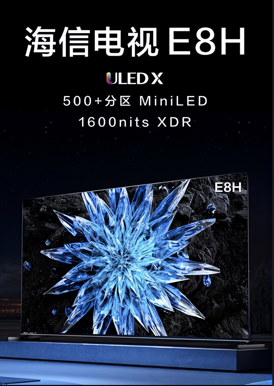 500+ partitions, 1600 nits, Hisense E8H XDR MiniLED TV is out of the circle - iNEWS