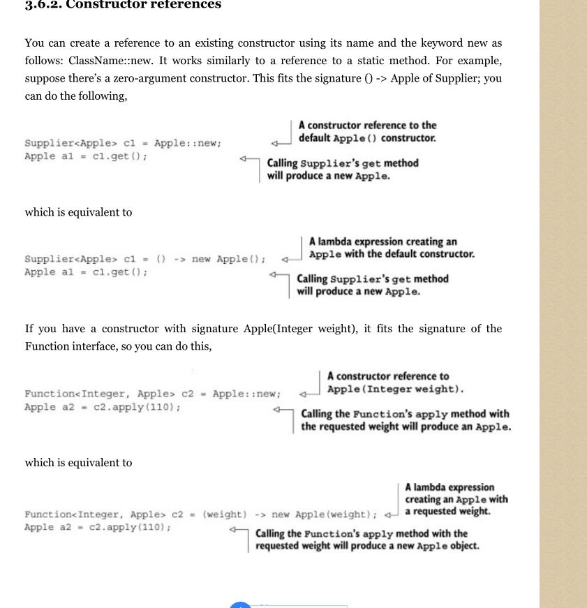 java 8 in action 3.6. Method references - 頭條匯