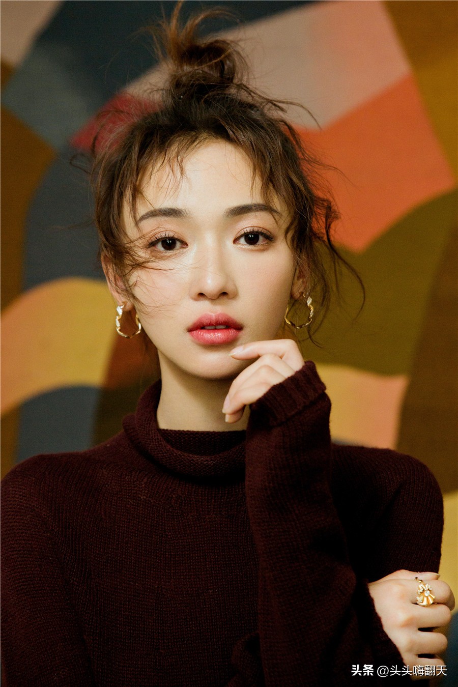 Wu Jinyan is so beautiful, as beautiful as a doll, very delicate - iNEWS