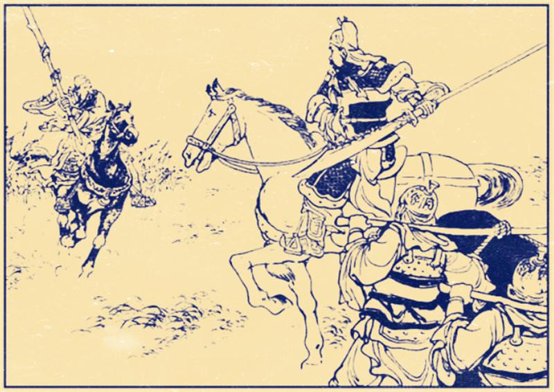During the Three Kingdoms period, where did Pang De hit Guan Yu?We've ...