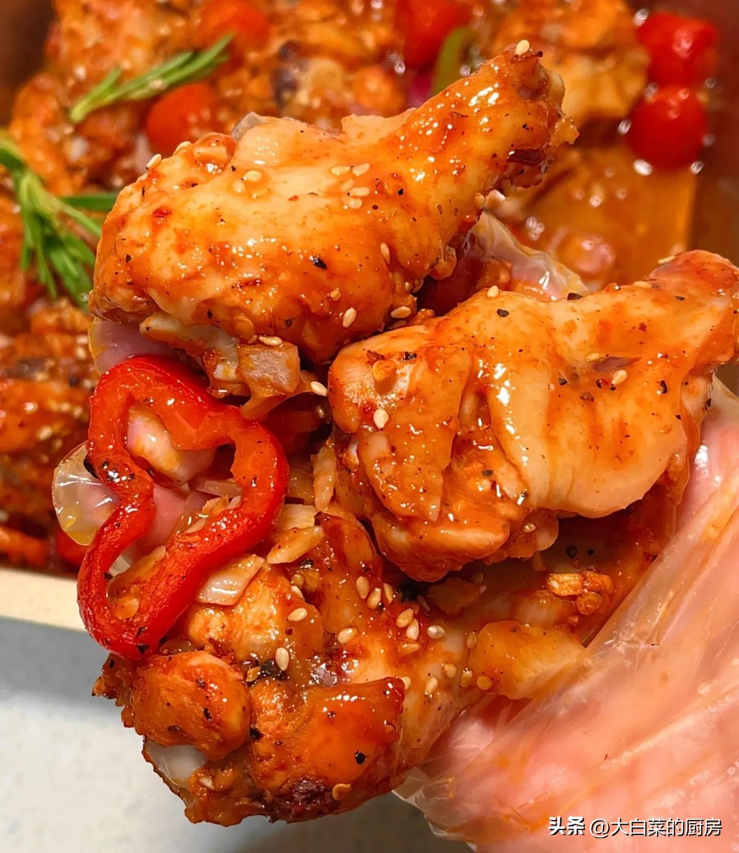 The chicken wing root that can burst into juice is mainly delicious ...