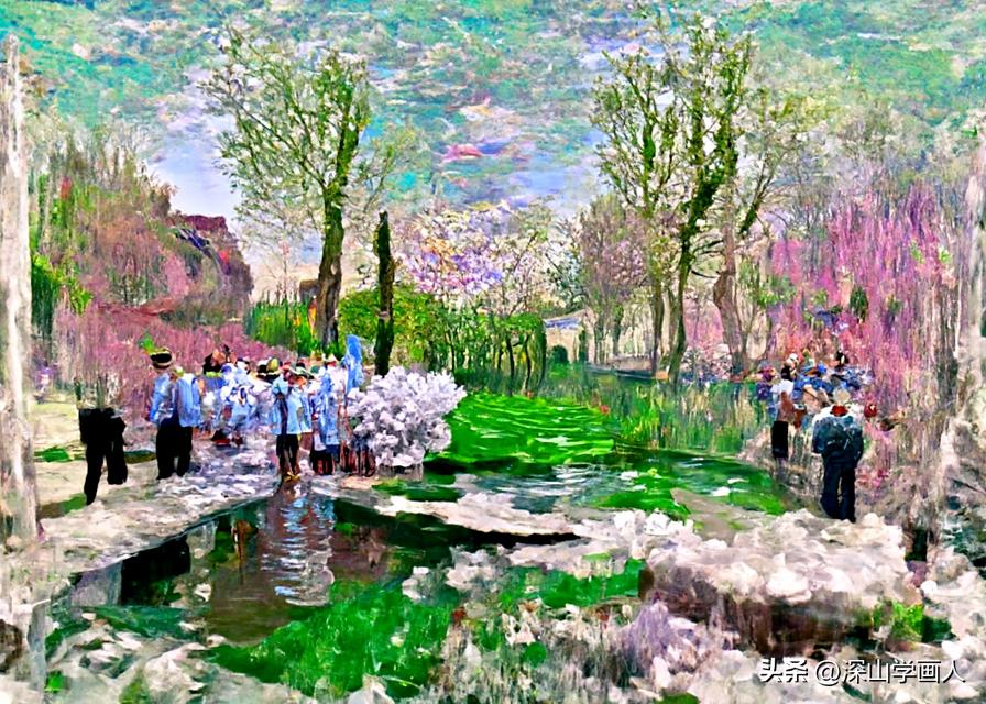 AI learns to paint Impressionism, Spring in Witwell - iNEWS