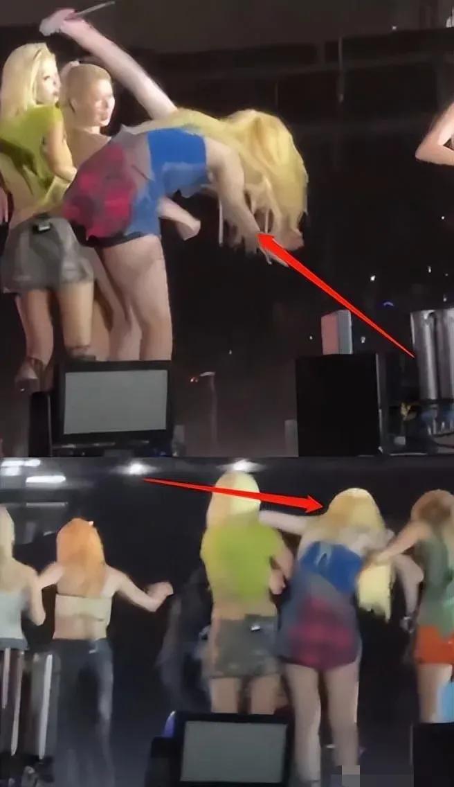 The performance of a well-known Korean girl group encountered hail!Dancing in the heavy rain ...