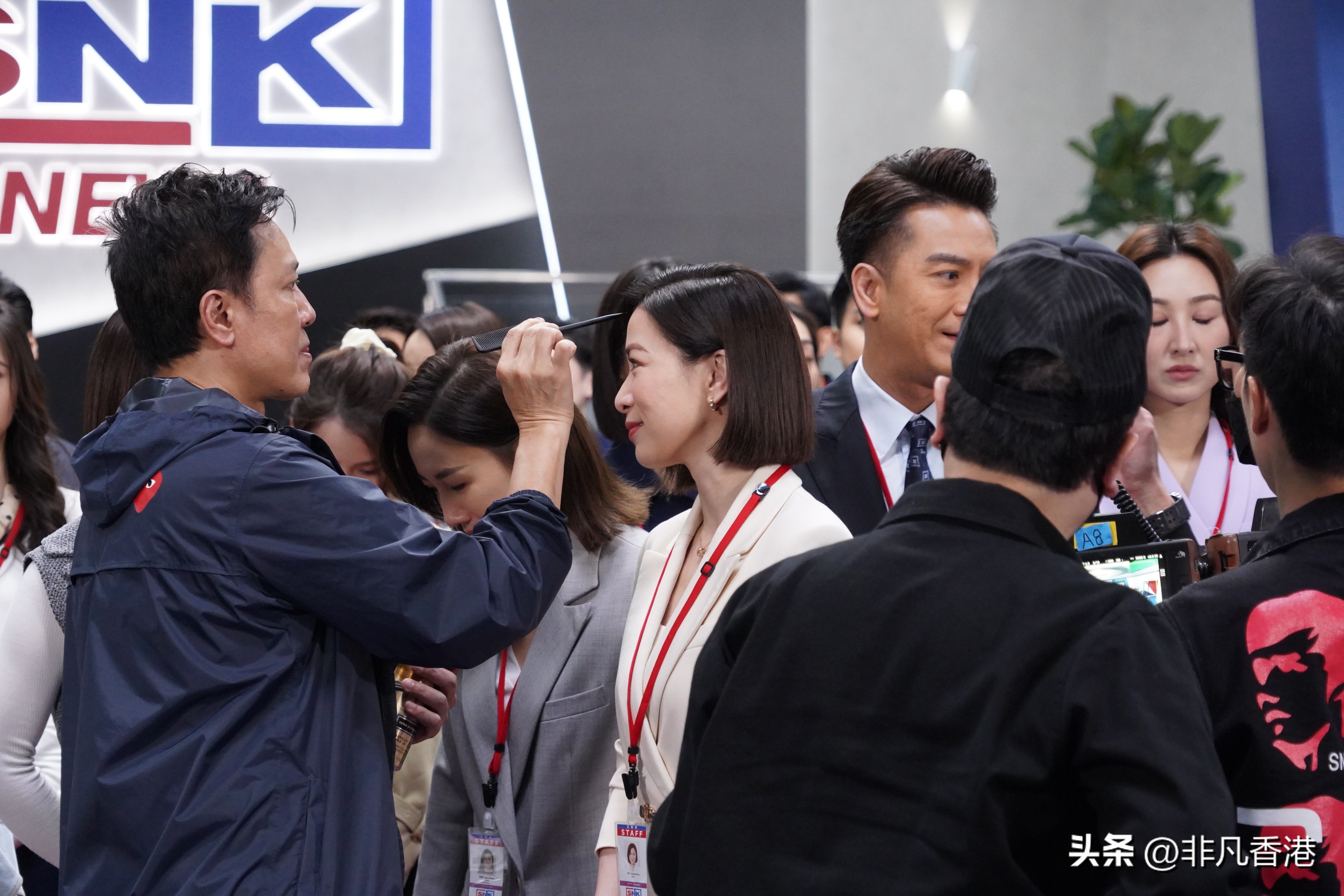 "News Queen" visits Charmaine Sheh, Ma Guoming, Li Shiwei, Gao Haining ...