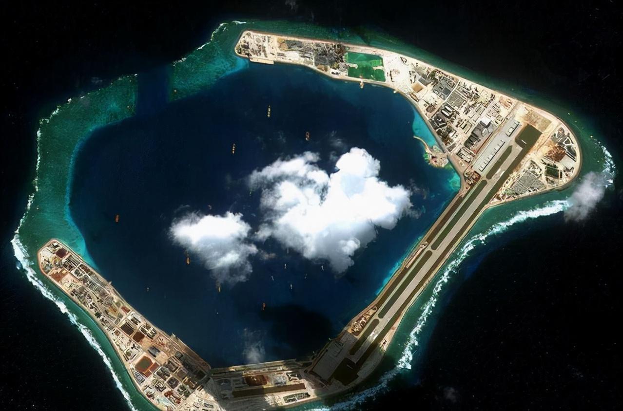 From Mischief Reef to Mischief Island, under the territorial dispute ...