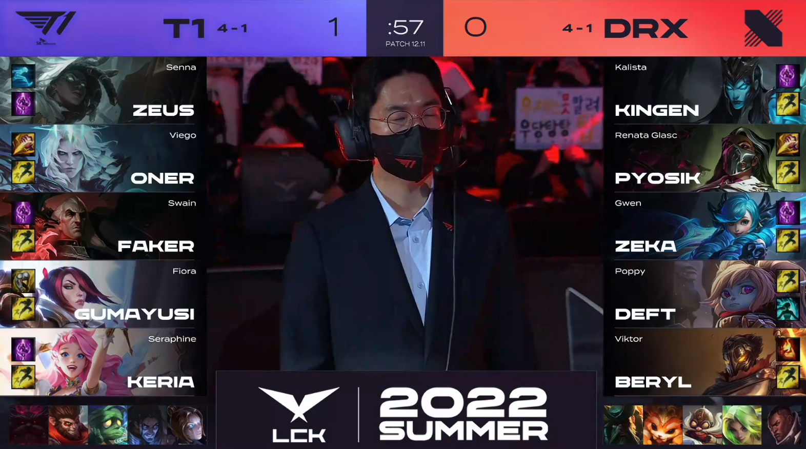 LOL-LPL: Oner played perfectly in two games, T1 defeated DRX 2-0 and ...