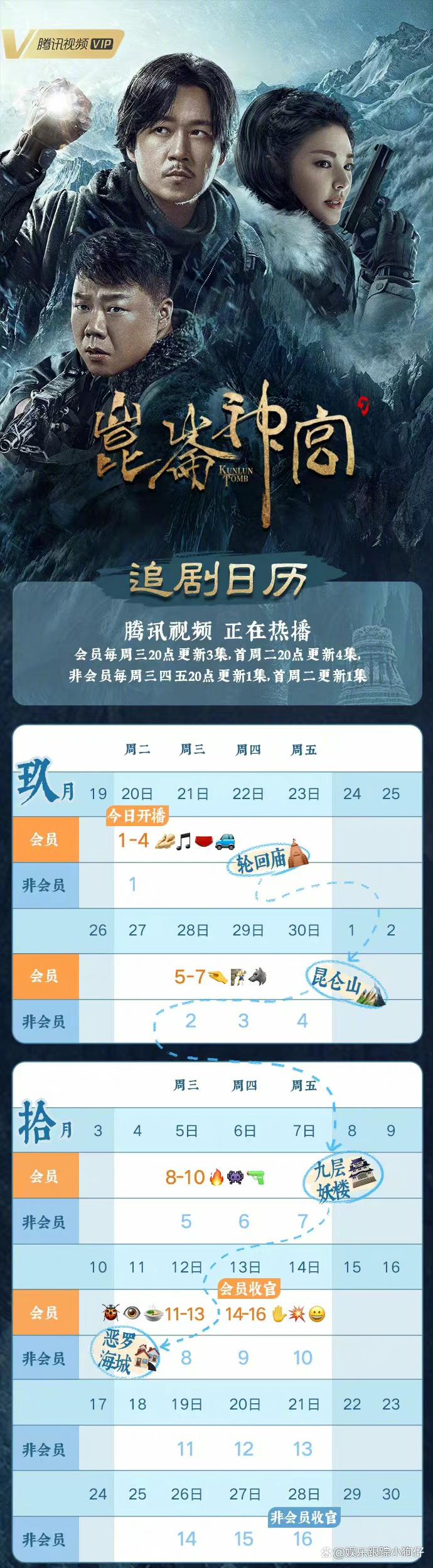 "Ghost Blowing Lantern Kunlun Shrine" chasing calendar: 4 episodes for ...